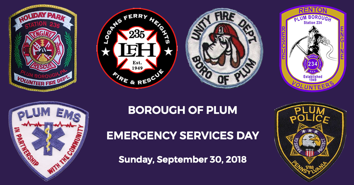 Plum Emergency Services Day 2018 - Holiday Park VFD