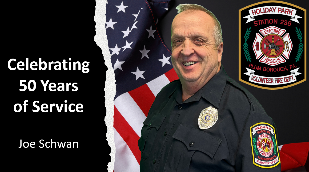 Celebrating Firefighter Schwan's 50 Years of Service - Holiday Park VFD