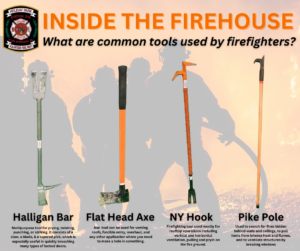 INSIDE THE FIREHOUSE: Common Tools Used by Firefighters - Holiday Park VFD